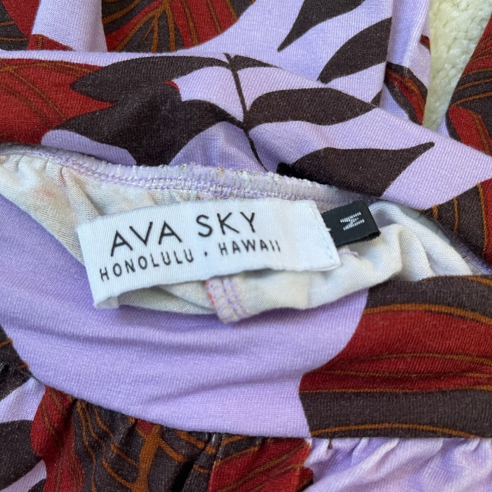 Fighting Eel X Ava Sky Pant Kiki In Majestic Plantain - Gem